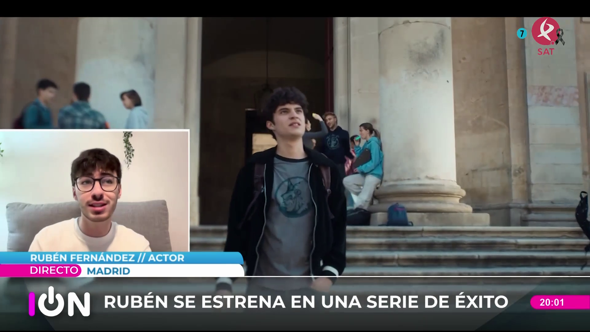 El actor emeritense, Rubén Fernández, se estrena en una serie de éxito ...